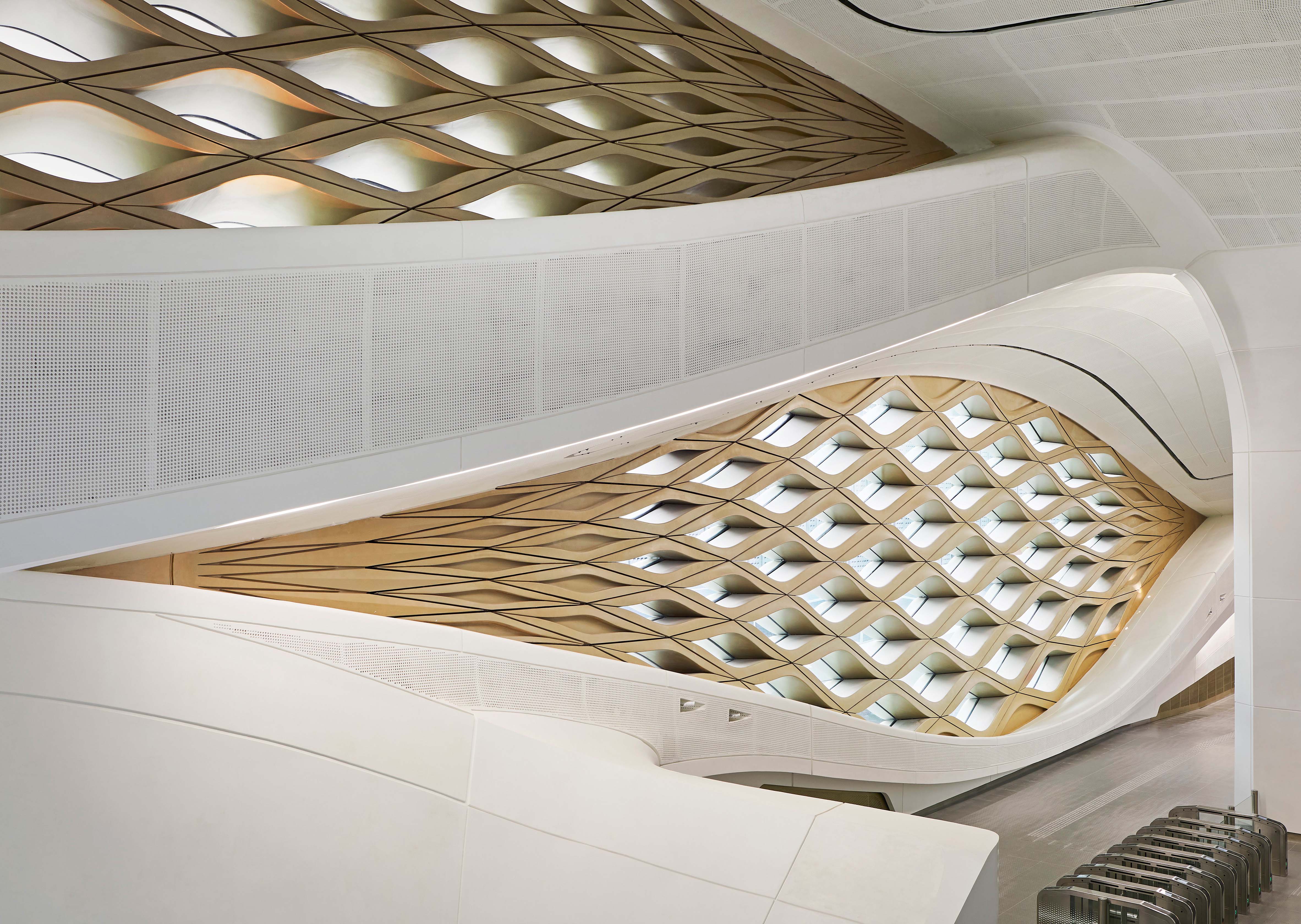 King Abdullah Financial District (KAFD) Metro Station – Zaha Hadid ...