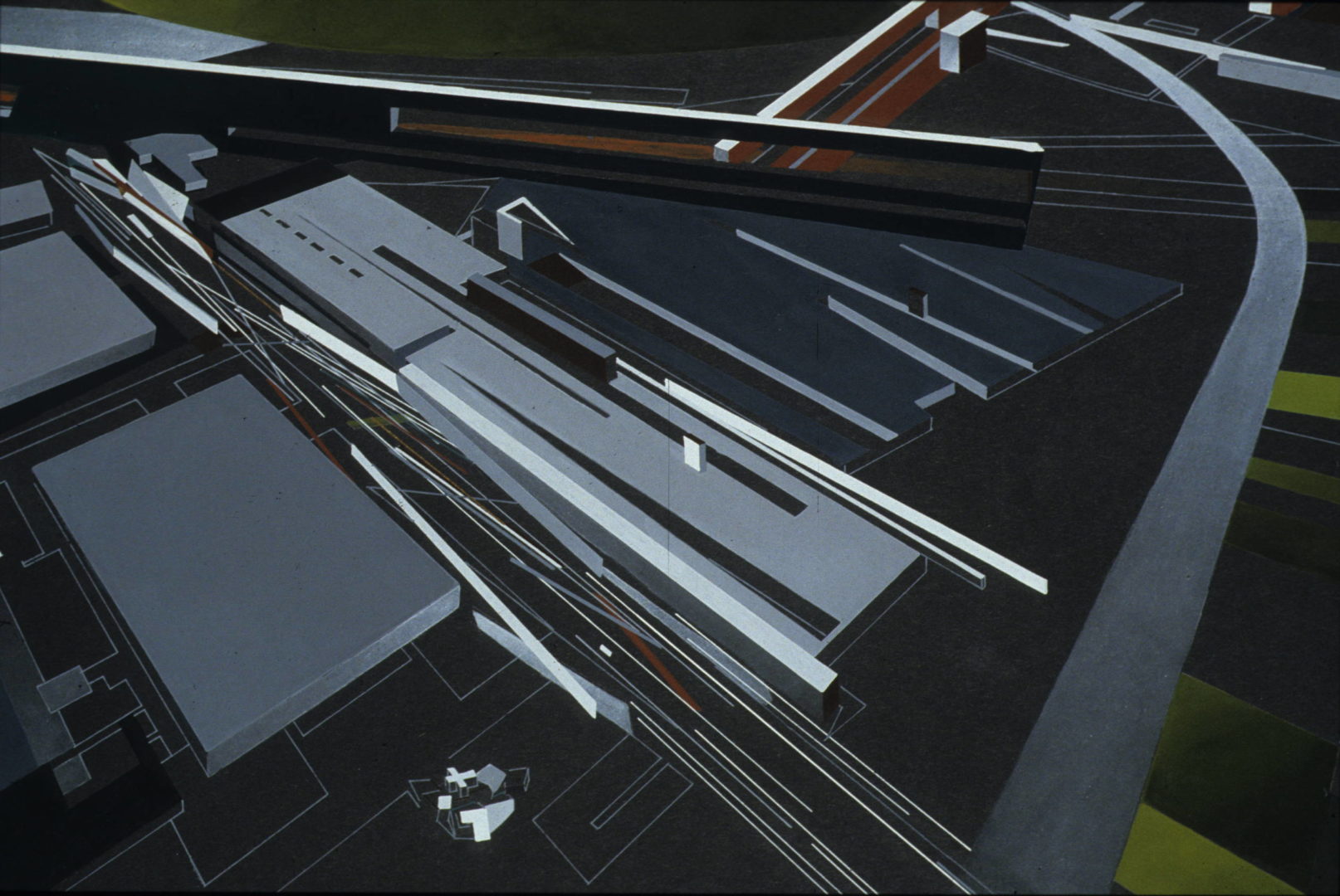 Vitra Fire Station Painting